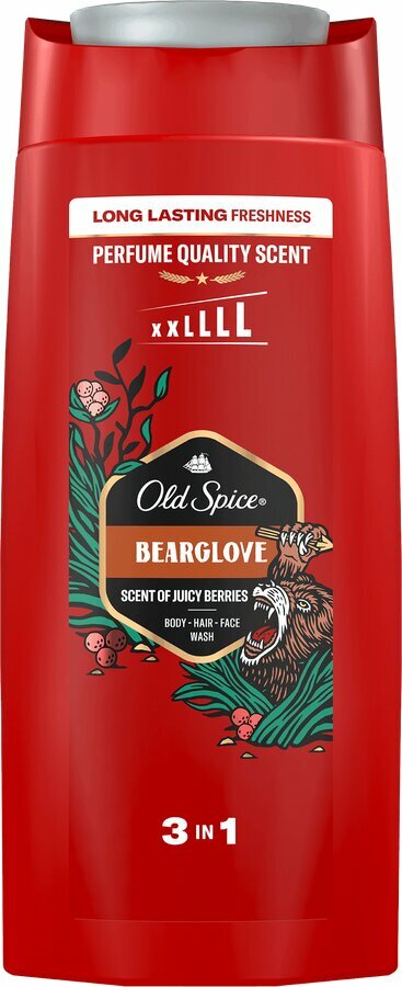 Гель для душа мужской OLD SPICE 3в1 Bearglove, 675мл