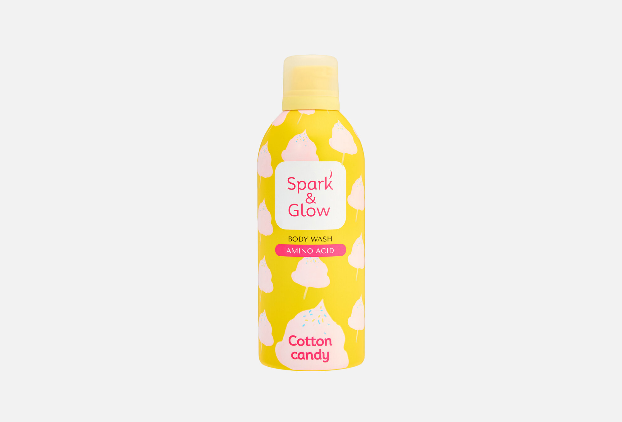 Гель-пенка для душа SPARK&GLOW cotton candy 350 мл