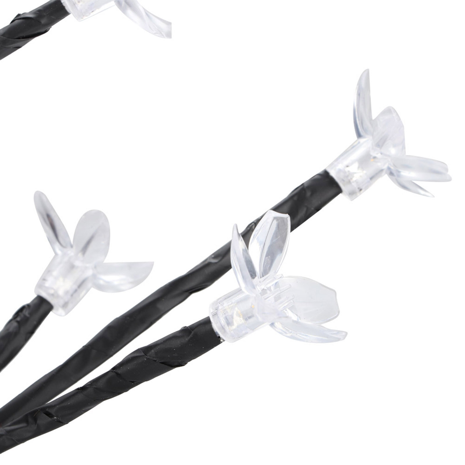 20LED уличный водонепроницаемый солнечный свет вишневого цвета для украшения газона, сада, двора, пейзажа