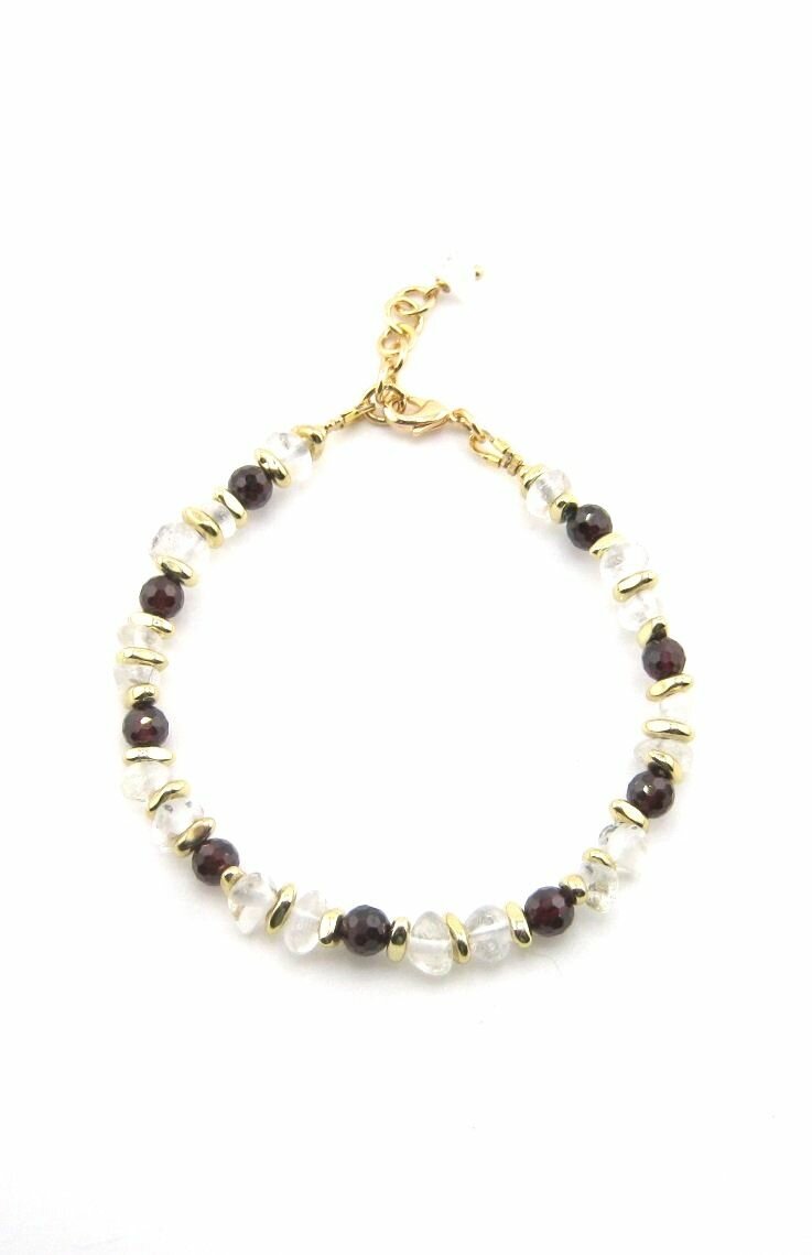 Браслет, гранат