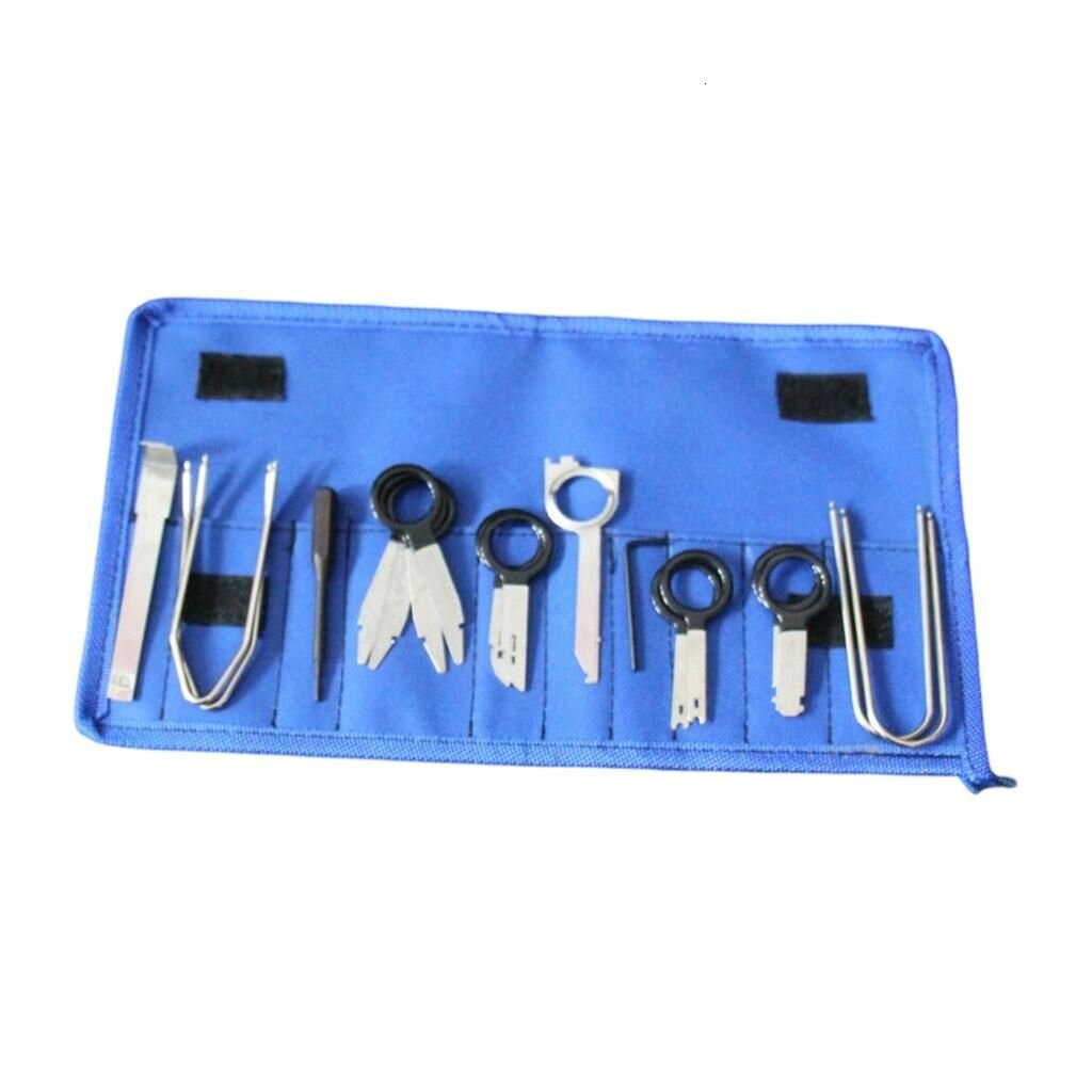 Автомобильные инструменты, Инструмент для разборки автомобильного CD-плеера-синяя матерчатая упаковка