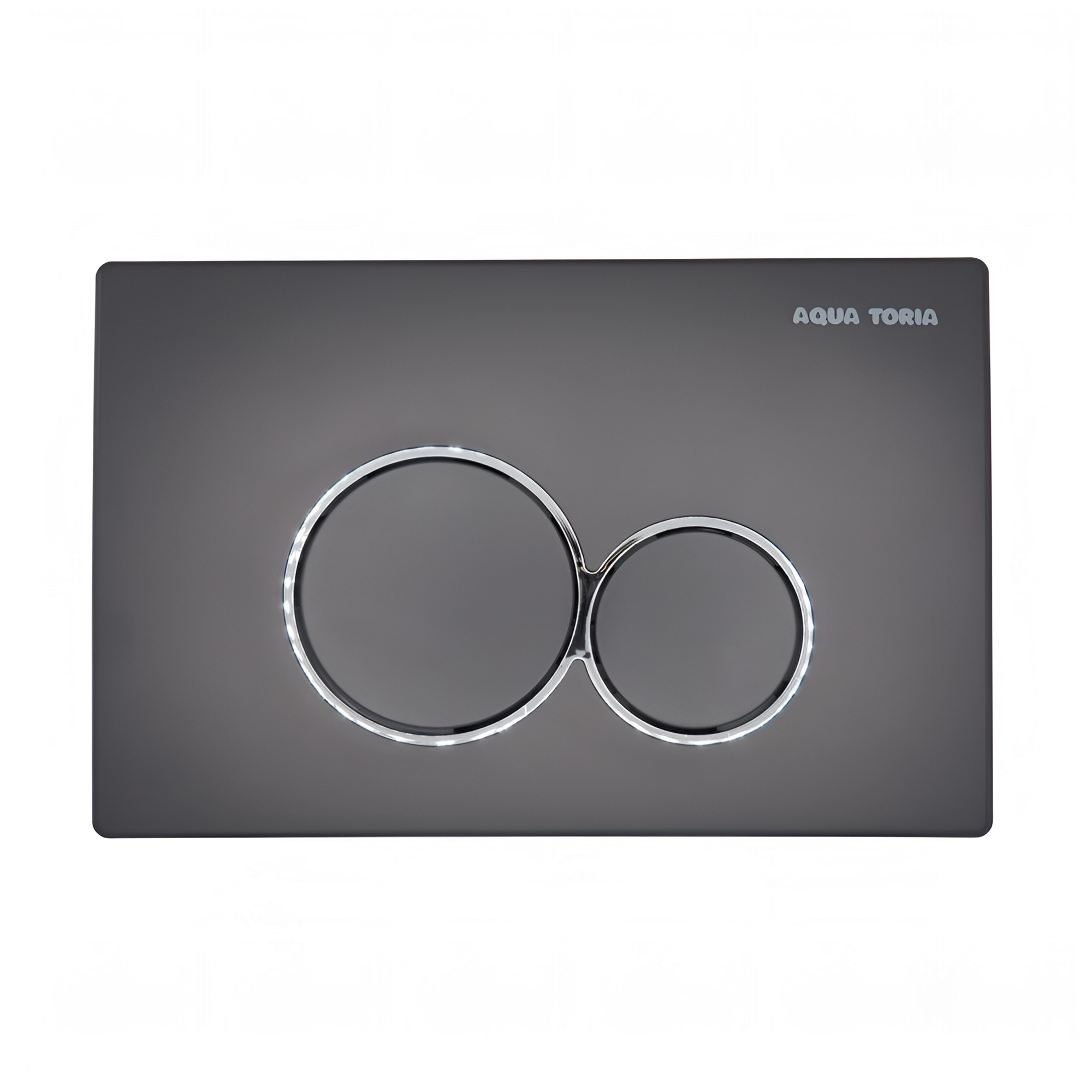 Кнопка (панель) смыва для инсталляции Aqua Toria, пластиковая, черная