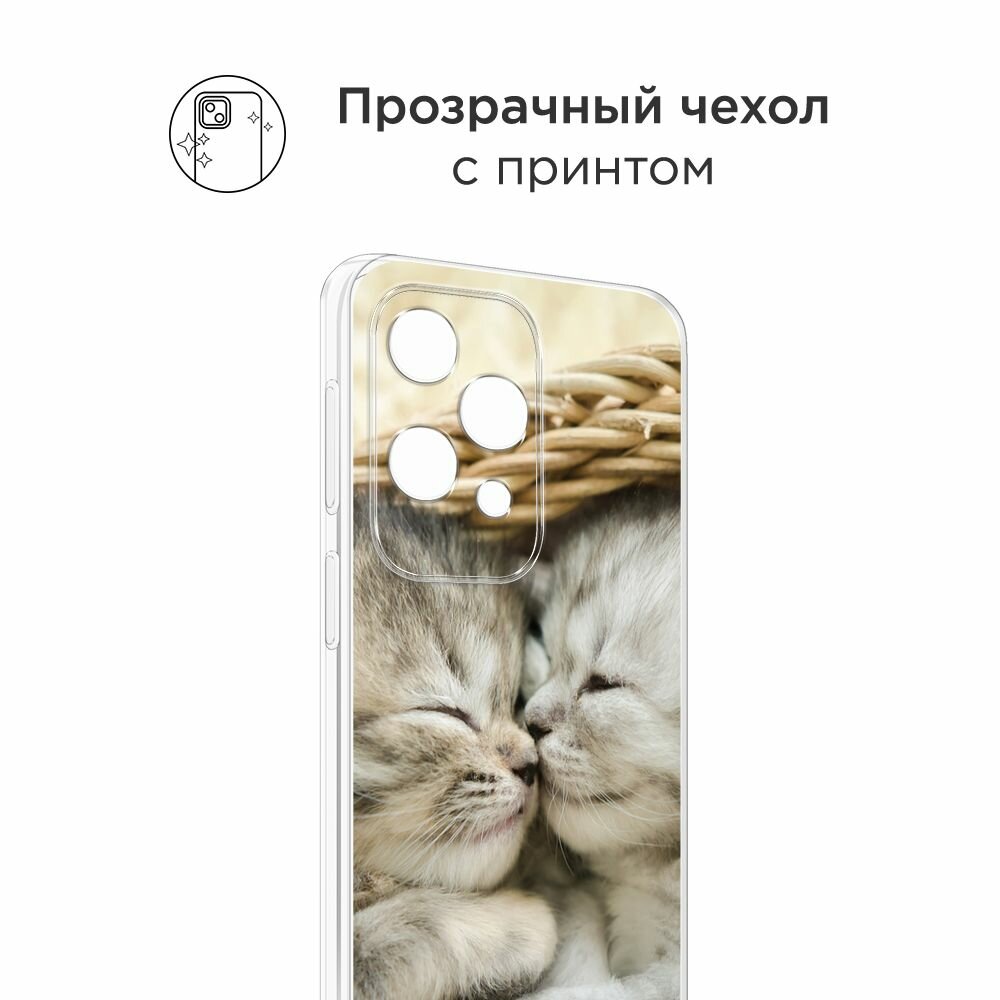Чехол на Samsung Galaxy Note 8 / Самсунг Галакси Нот 8 с принтом "Милые котята" — фото 1
