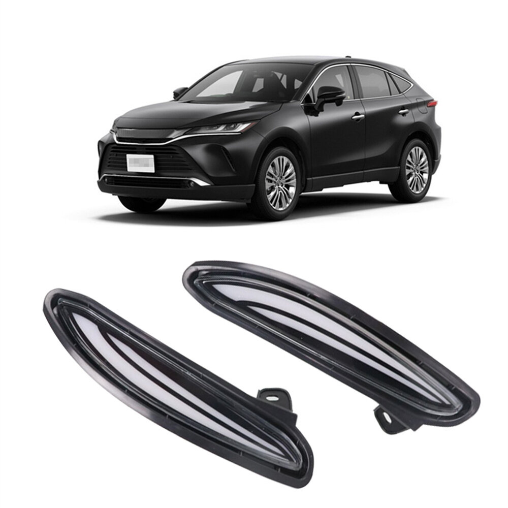 2шт Дневной Ходовой Свет LED Передняя Противотуманная Фара DRL Для 21-22 Toyota Venza HARRIER