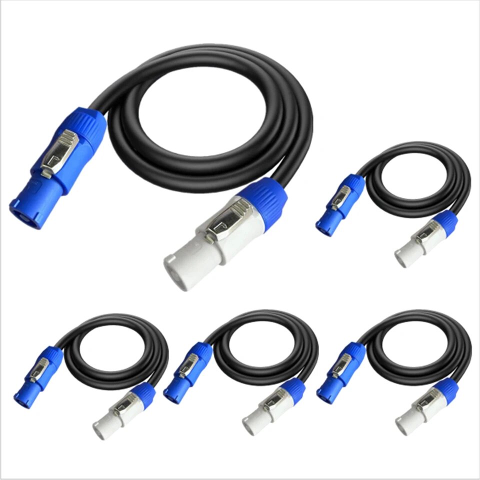 Powercon кабель 3x1.5мм² для сценического освещения 20А 15pcs 0.5m price — фото 1