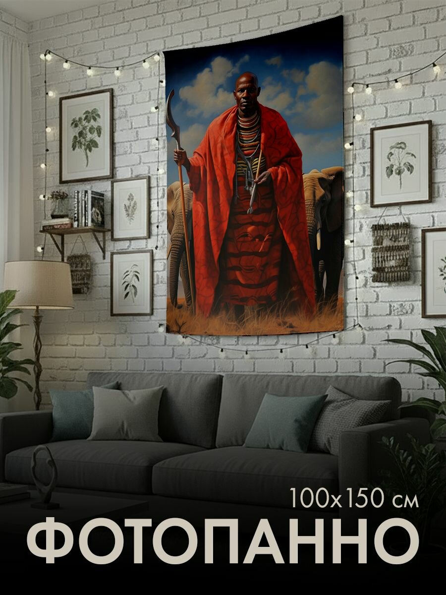 Панно тканевое PrintyFull / 100x150 см / картина маслом