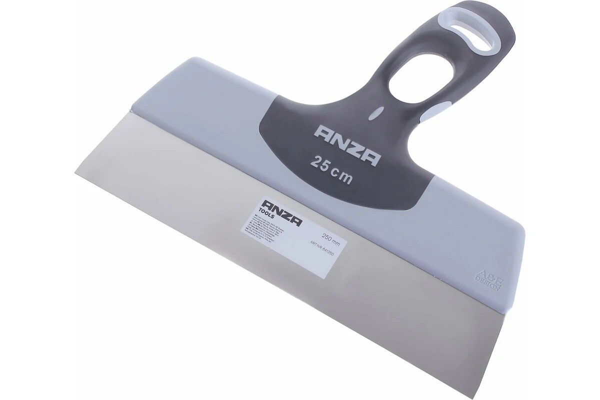 Шпатель фасадный Anza нержавеющая сталь 250 мм 641250