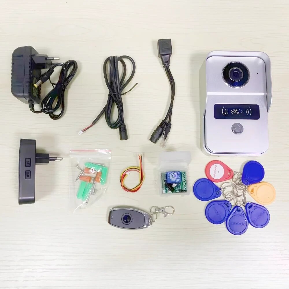 Беспроводной видеодомофон Tuya Smart 1080P W02-Chime-DD