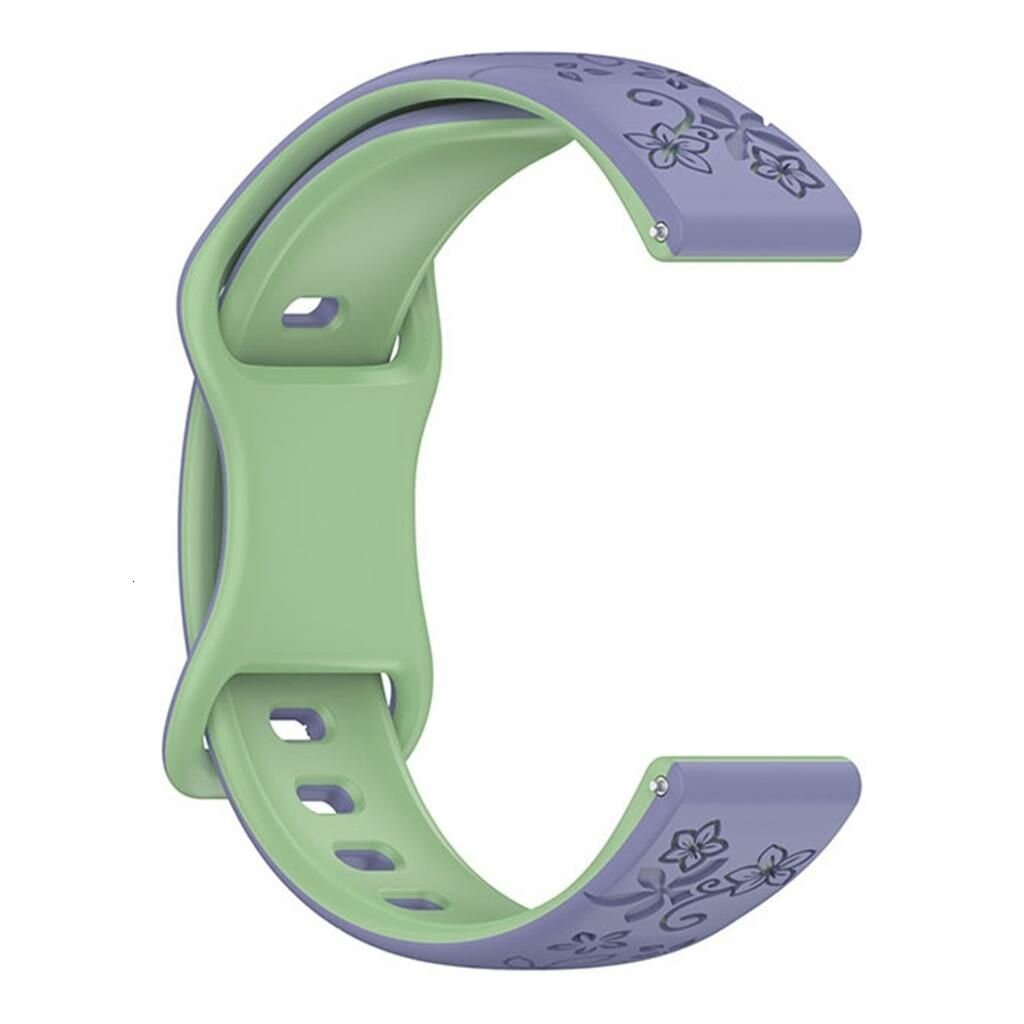 Водонепроницаемый силиконовый браслет для часов, Сине-серый официальный g - 20MM