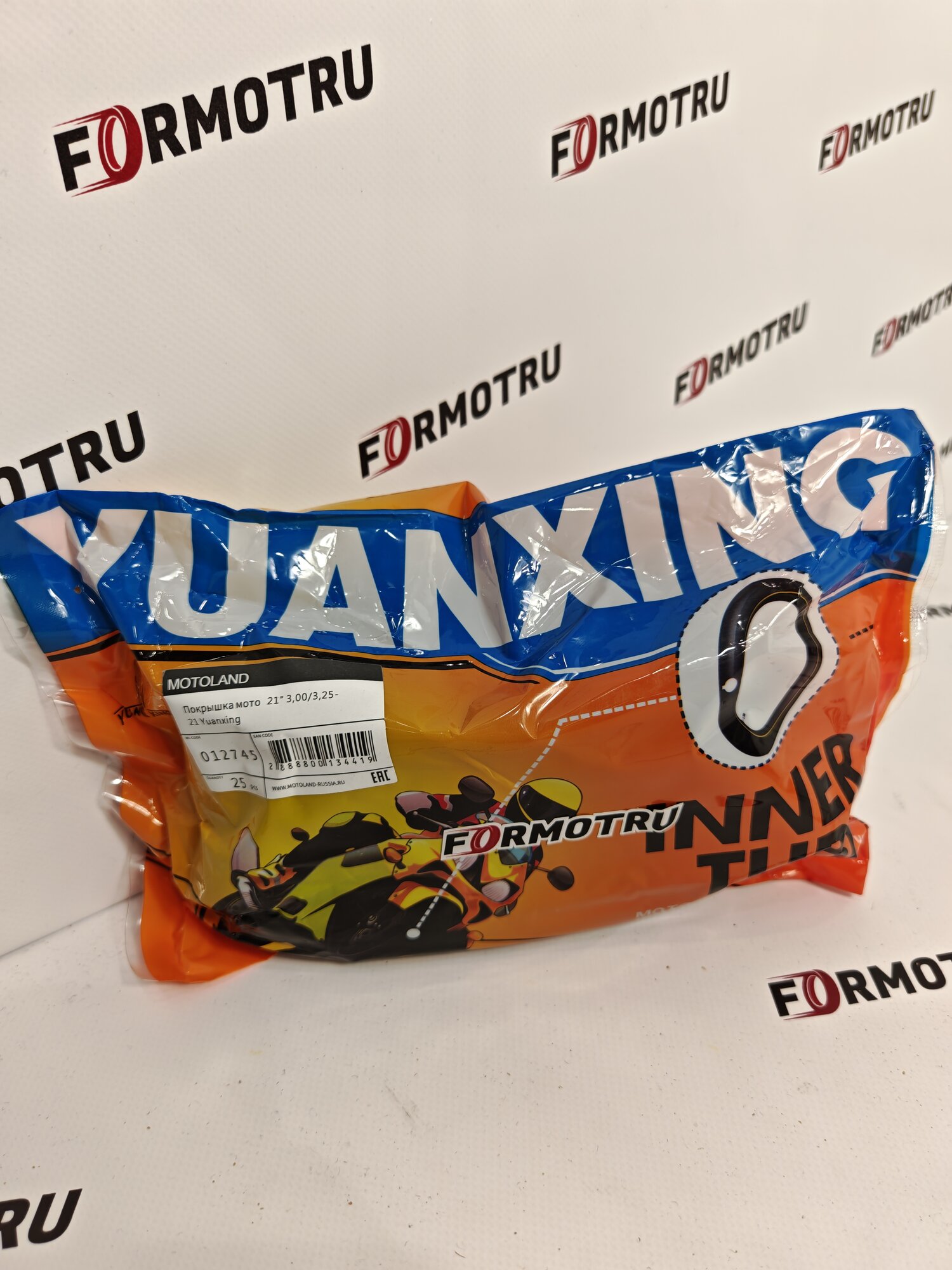 Камера Yuanxing 3.00/3.25-21 для мотоцикла