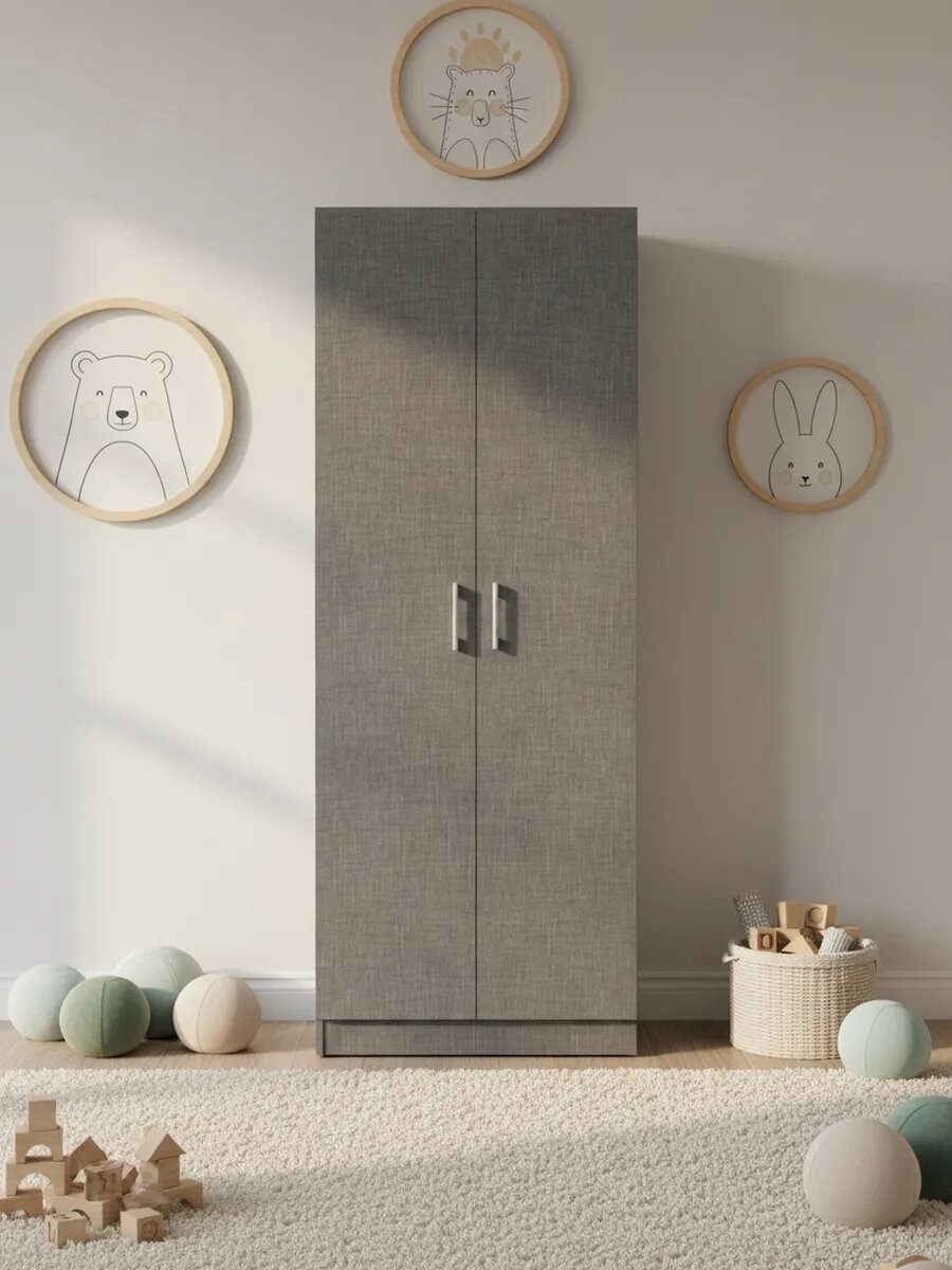 На балкон шкаф FRESTER деревянный распашной с полками, от производителя