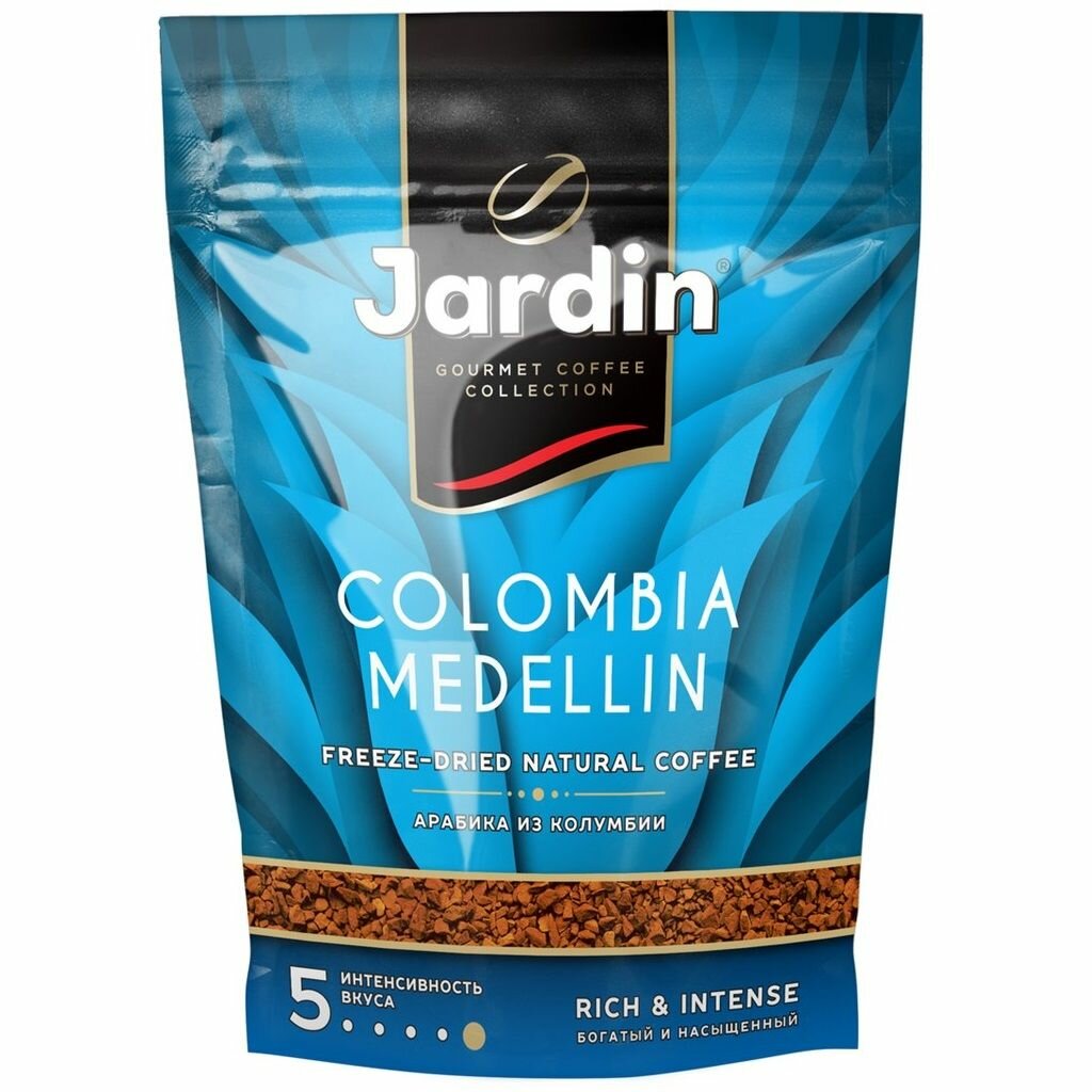 Jardin Кофе Colombia Medelin, растворимый, 240 г, 1 шт.