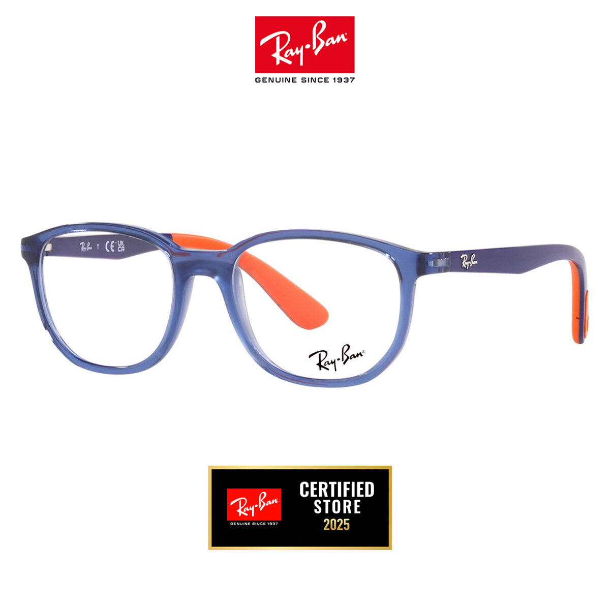 Ray-Ban 1619 3775 size 49 mm детские очки для зрения оправа для очков