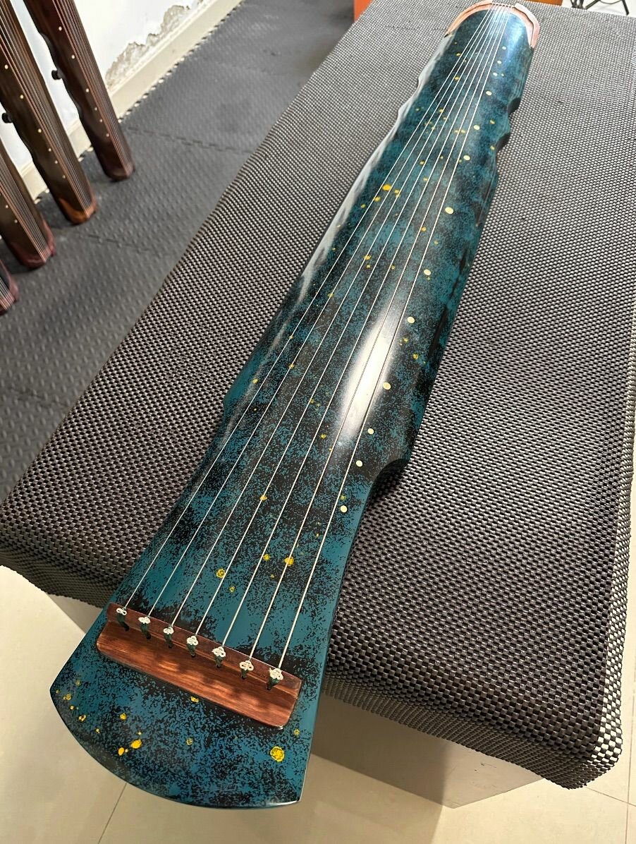 Гуцинь Полупролак синий Китайские струнные инструменты