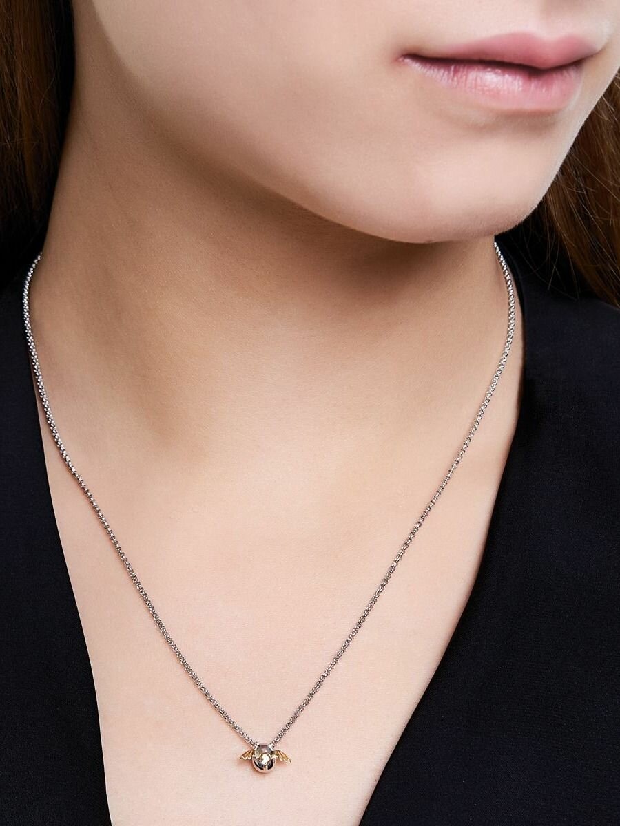 Колье FLEUR DE NEIGE JEWELRY, серебро, 925 проба, длина 45 см. — фото 1