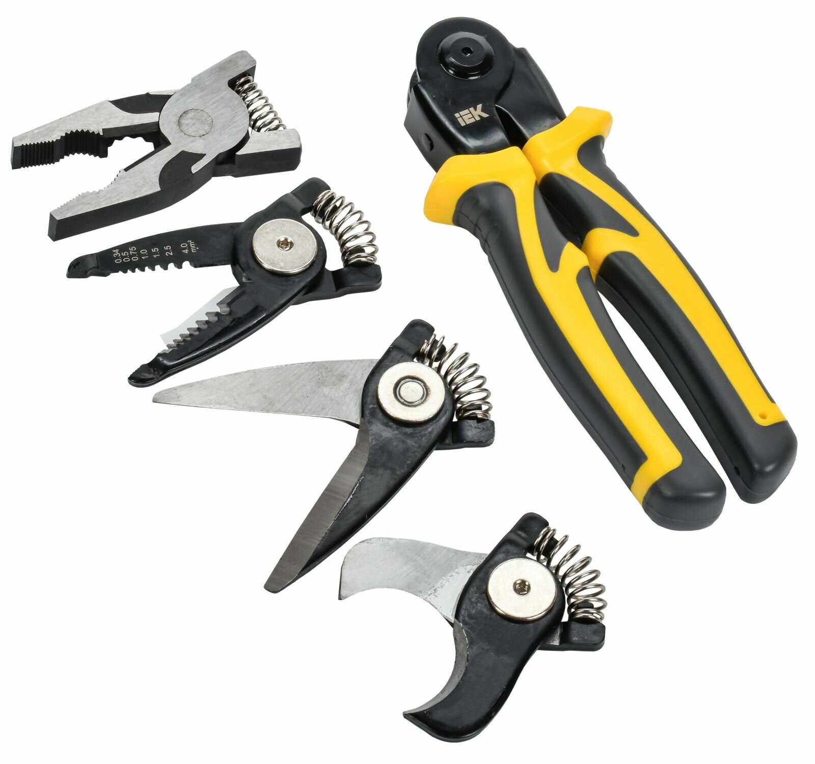 Пассатижи IEK многофункционнальные, с насадками 4 в 1, K1 ARMA2L 4