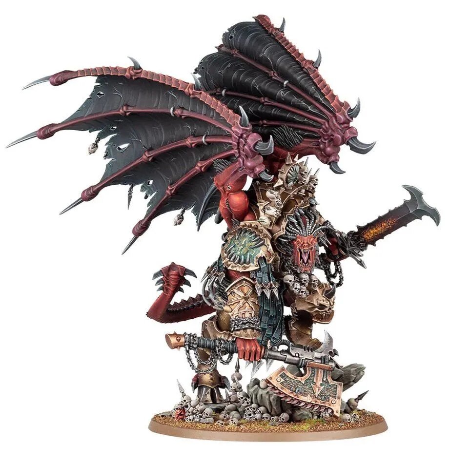 Смола Миниатюра Warhammer 40000 Angron Daemon Primarch Of Khorn / миниатюр для настольной игры Упражнения для раскрашивания