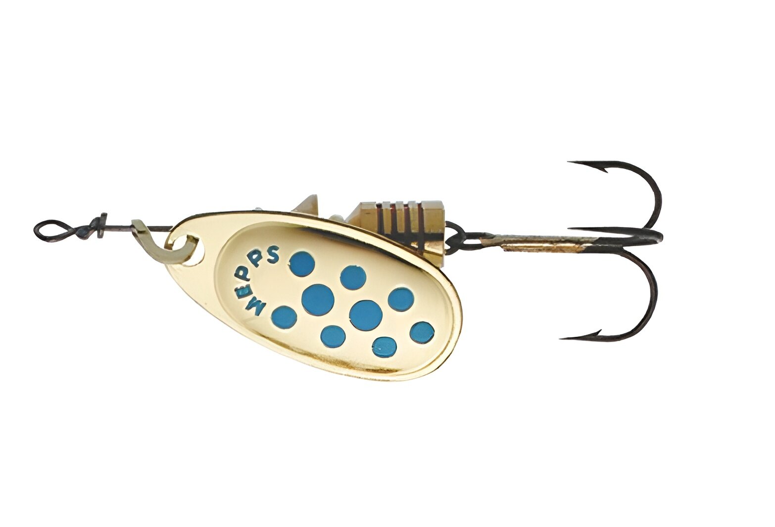 Блесна вращающаяся Mepps COMET PTS, 5, Gold/Blue dots, 5 шт.
