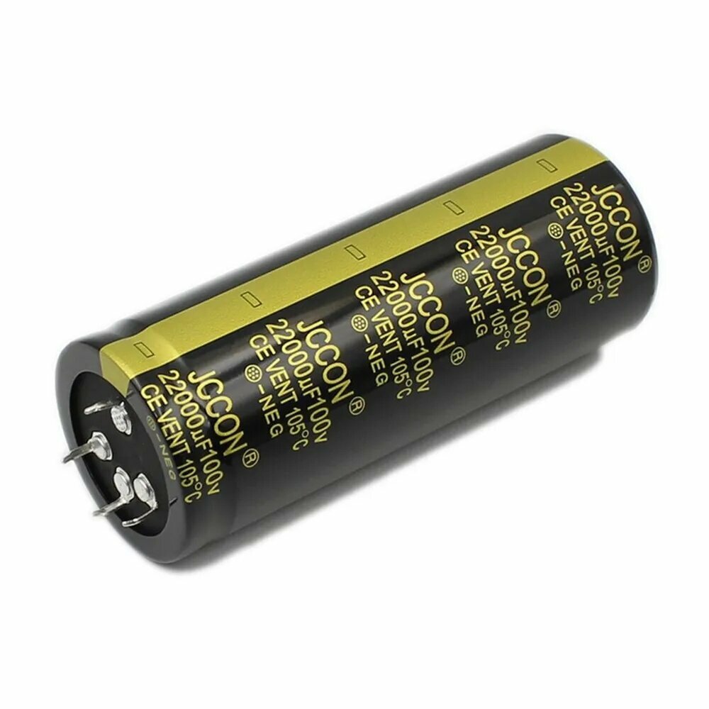100v22000uf 40 * 100 мм 4-контактный конденсатор из черного золота