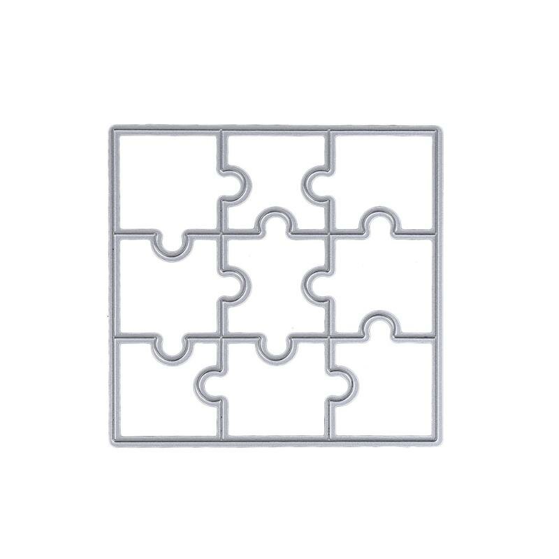 Металлические шаблоны-вырубки для скрапбукинга, Серебро