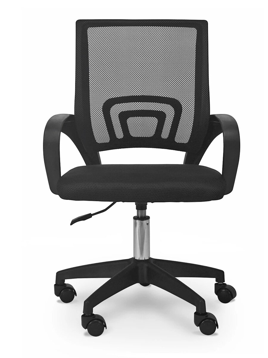 Кресло компьютерное офисное Byroom OC-8970-plb-B Black на колесах