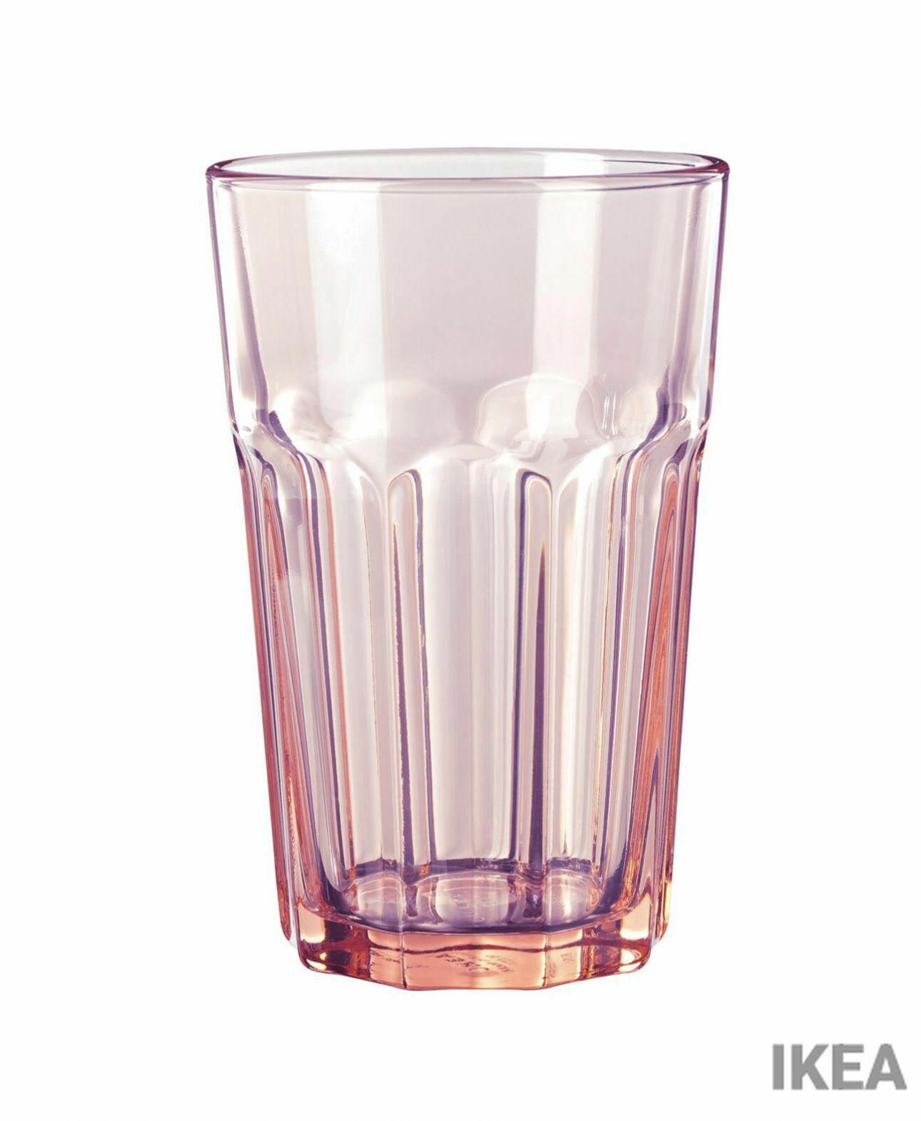 IKEA Стакан 350 мл 1 шт светло-розовый