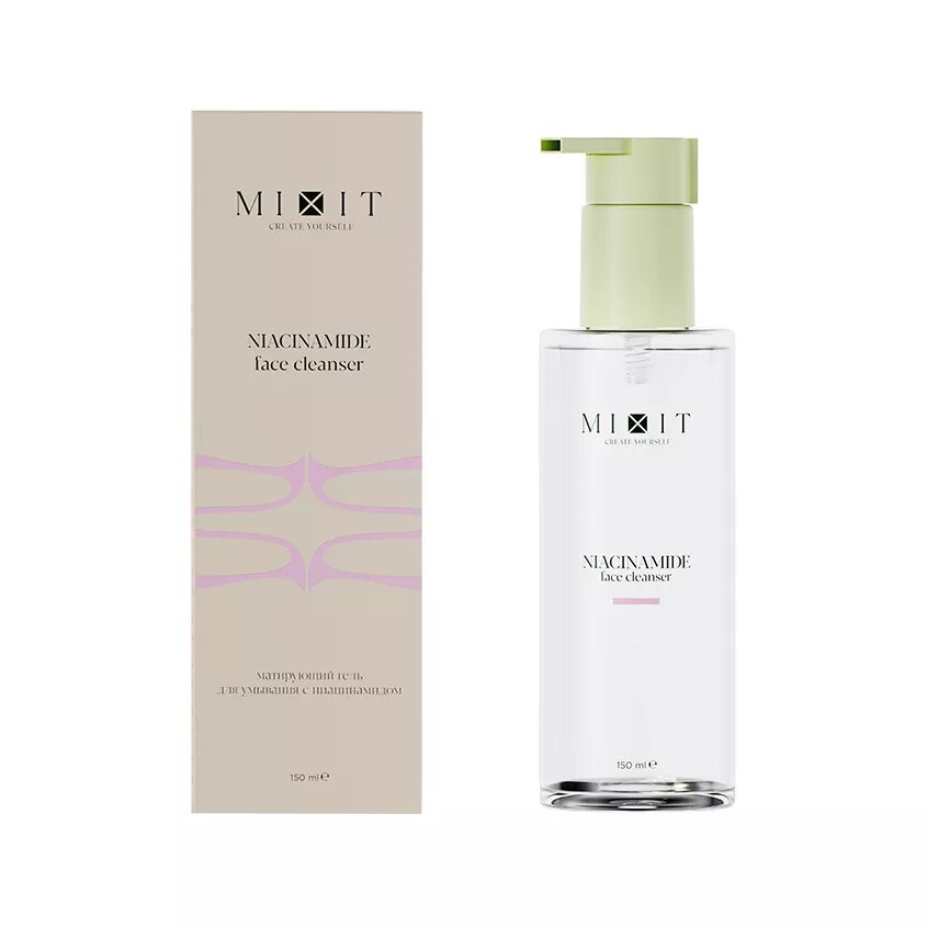 Гель для умывания MIXIT NIACINAMIDE матирующий с ниацинамидом 150 мл