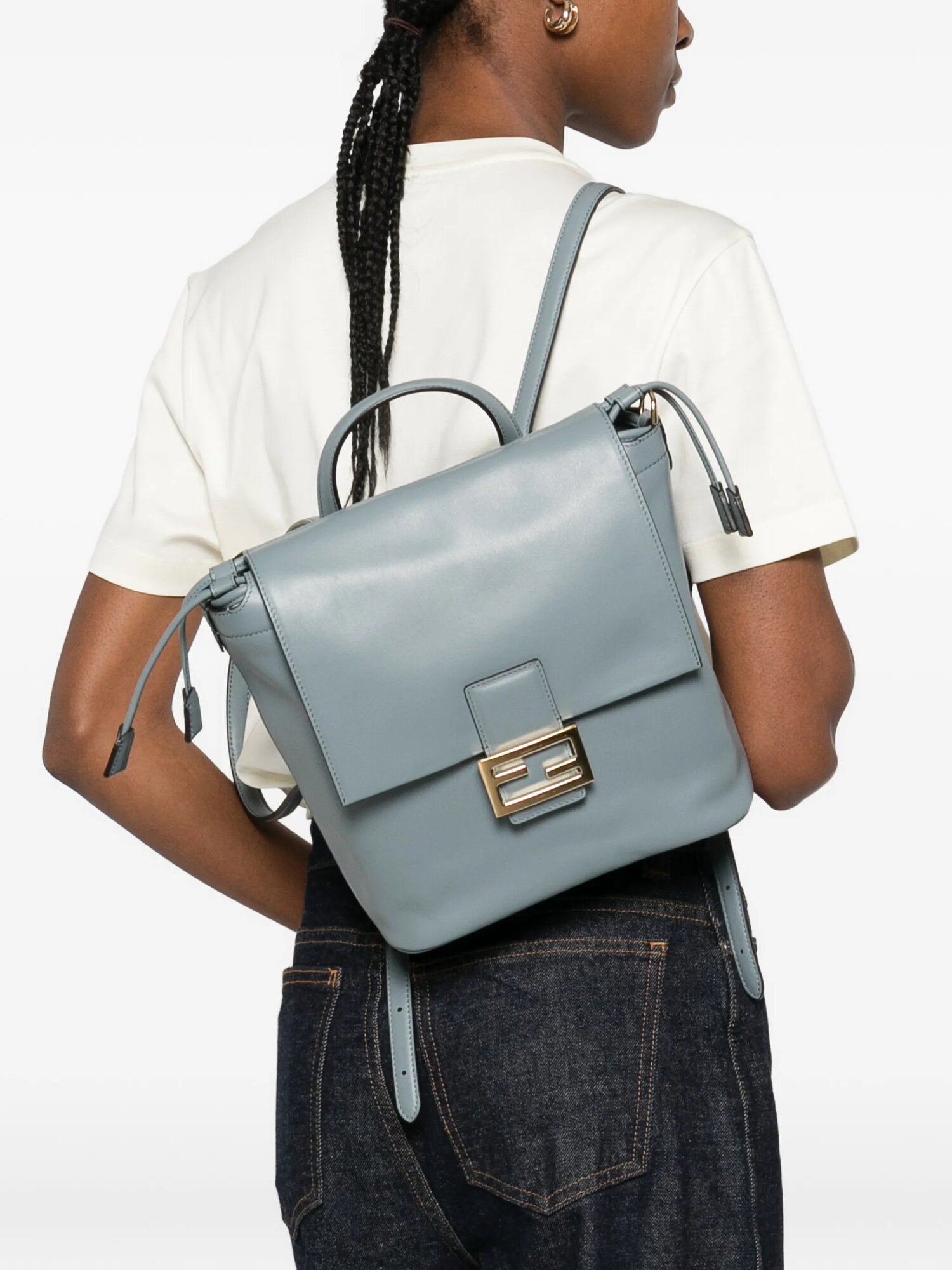 Сумка FENDI FF, blue — фото 1