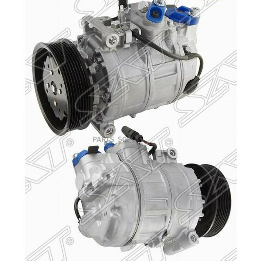 Компрессор кондиционера Audi Q7 05-15 / Volkswagen Touareg 02-18 / Phaeton 02-16 от официального дистрибьютора, SAT, артикул STVW60396A0