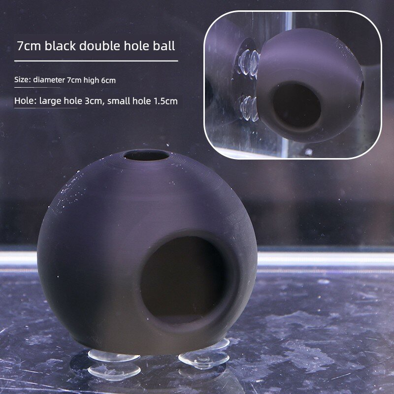 Декоративный 3D-объёмный элемент для аквариума: пещера-укрытие, шар-укрытие, украшение для аквариумного ландшафта,