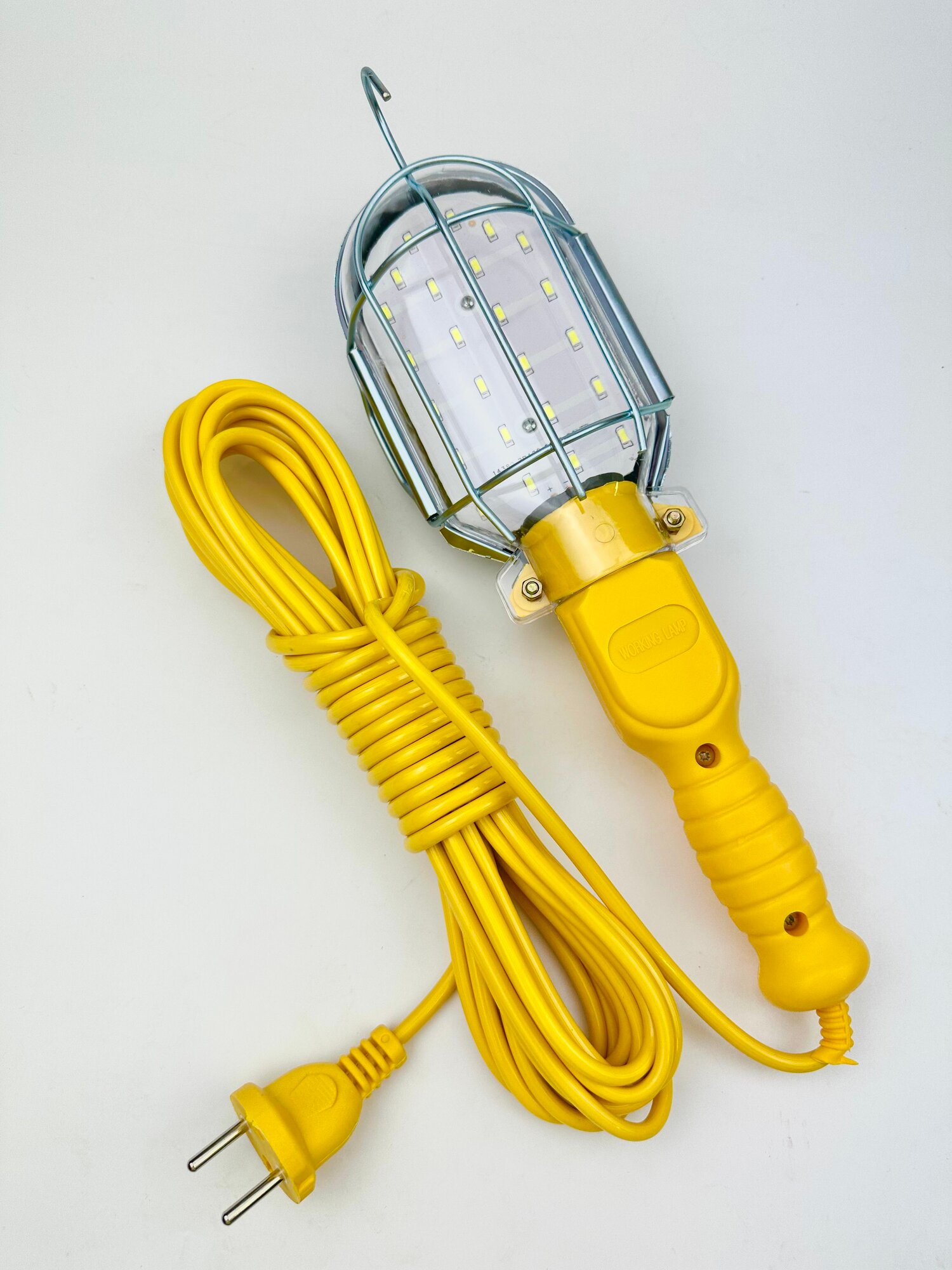 Светильник-Переноска гаражная 24 LED, Лампа переносная 10 м от сети 220 В