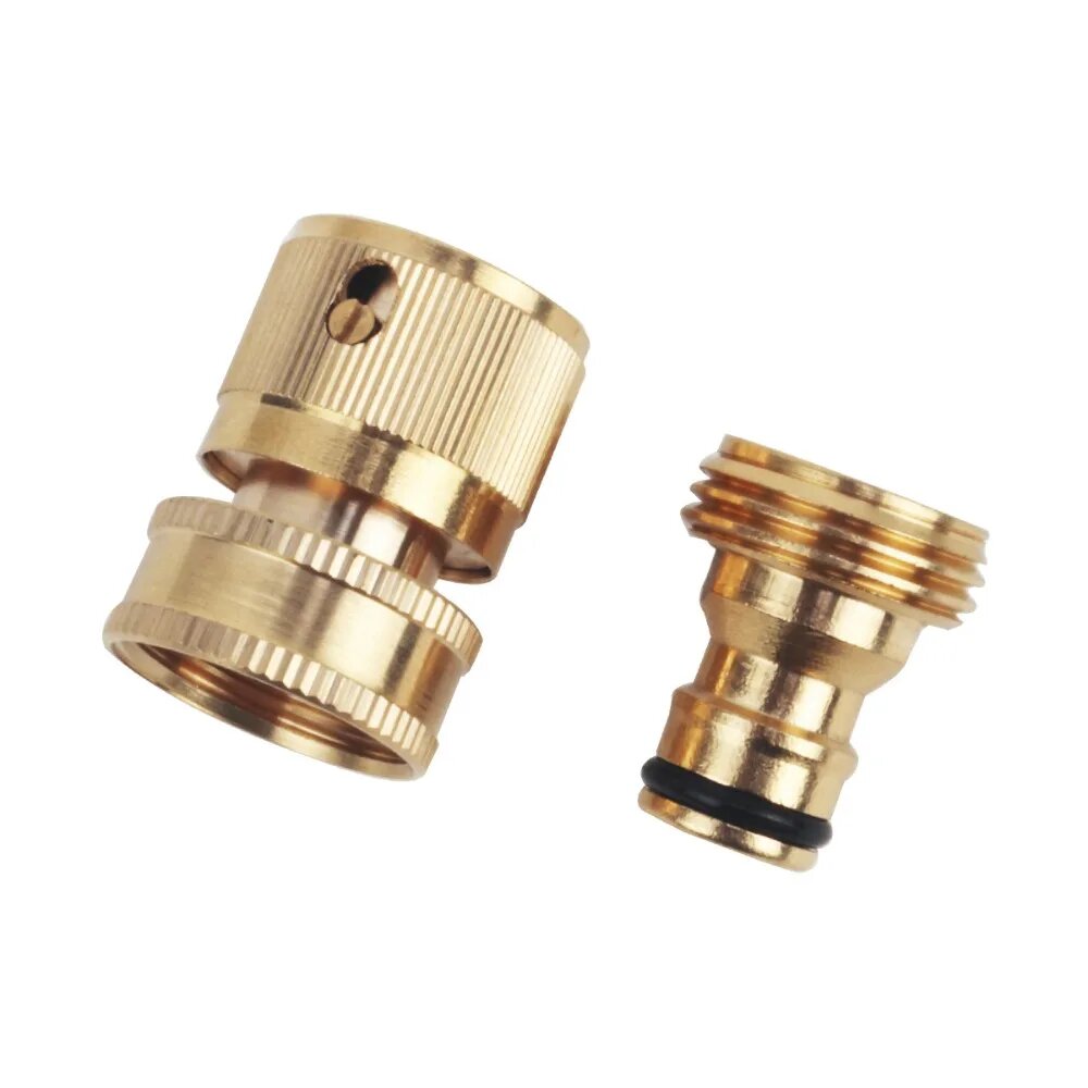 Латунные быстросъемные соединения 3/4", 2 шт.