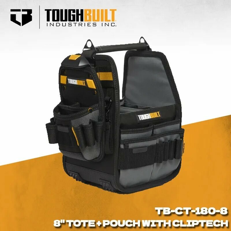 ToughBuilt TB-CT-180-8-Сумка-корзина для инструментов + поясная сумка для быстрого подвешивания