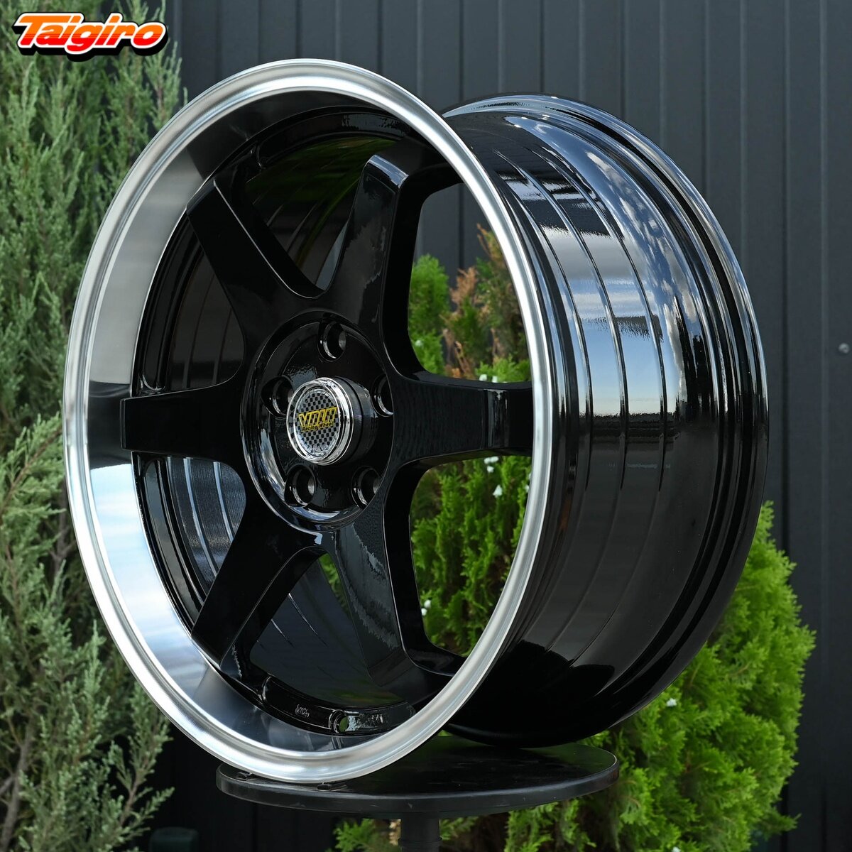 Комплект Литых Колесных Дисков R18 Volk Racing TE37SL Стиль 8.0J ET40 5*114.3 Черный