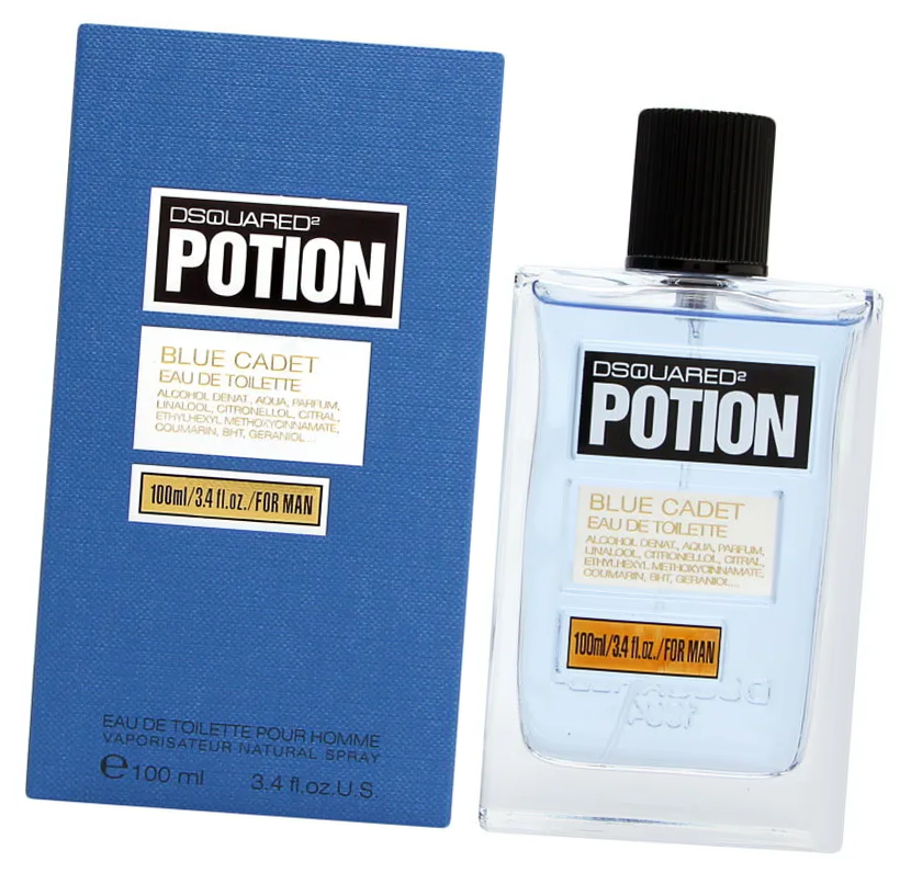 Туалетная вода Dsquared 2 Potion Blue Cadet мужская 100 мл - Дискваред 2 Поушн Блю Кадет
