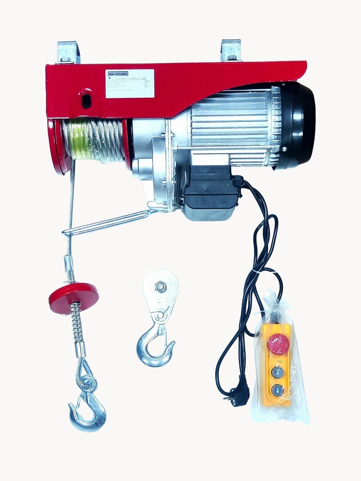 Таль электрическая IOLATOOL РА1000А, 1 т, 220В, 1.6 кВт