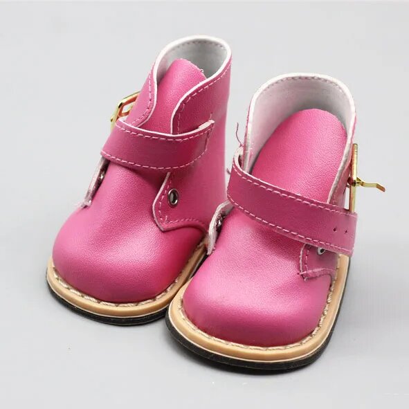 Розовые ботинки для кукол 7 см, Rose Red