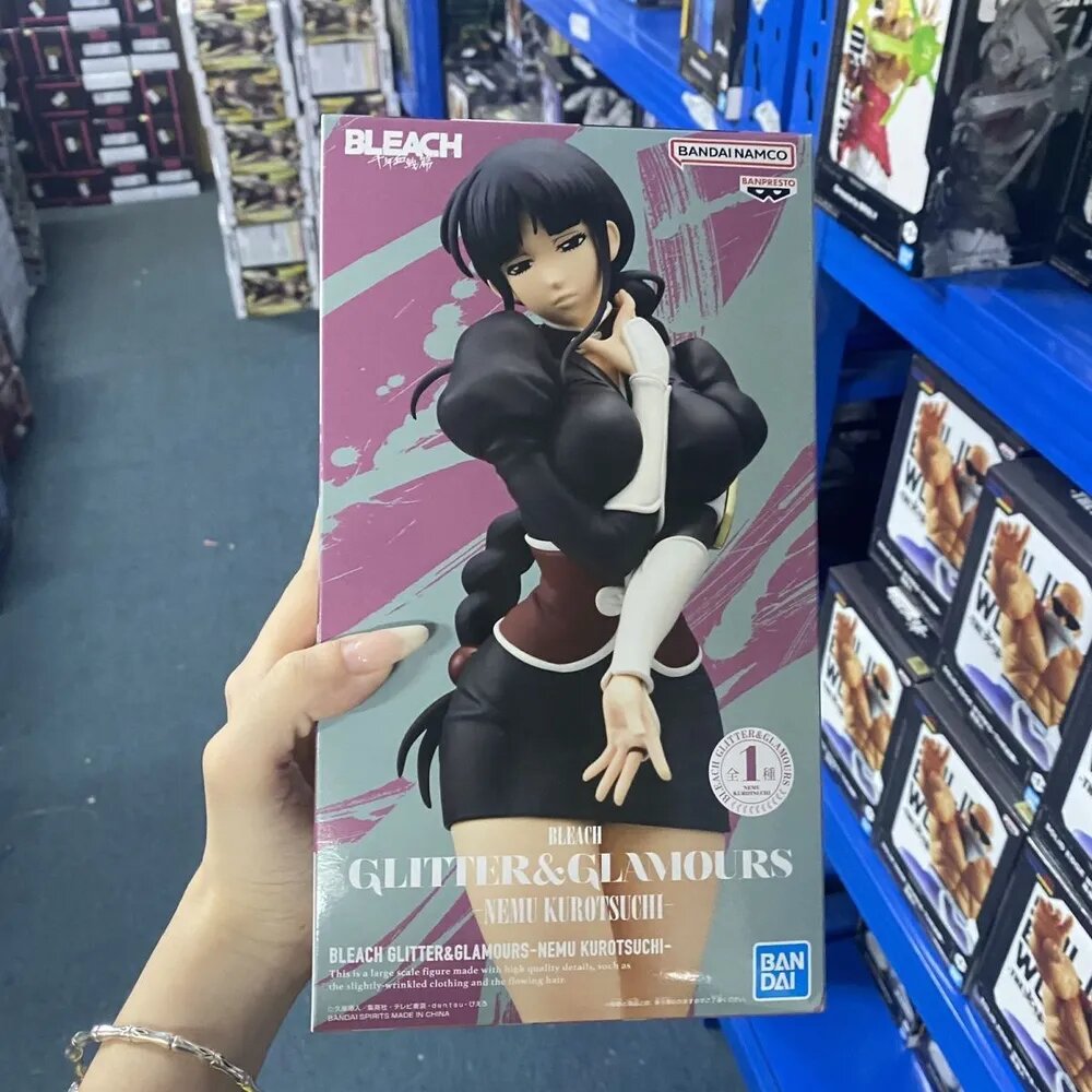 Фигурка Нэму Куроцути из аниме Блич Banpresto Glitter&Glamours, 24 см, коллекционная фигурка, подарок для фанатов аниме