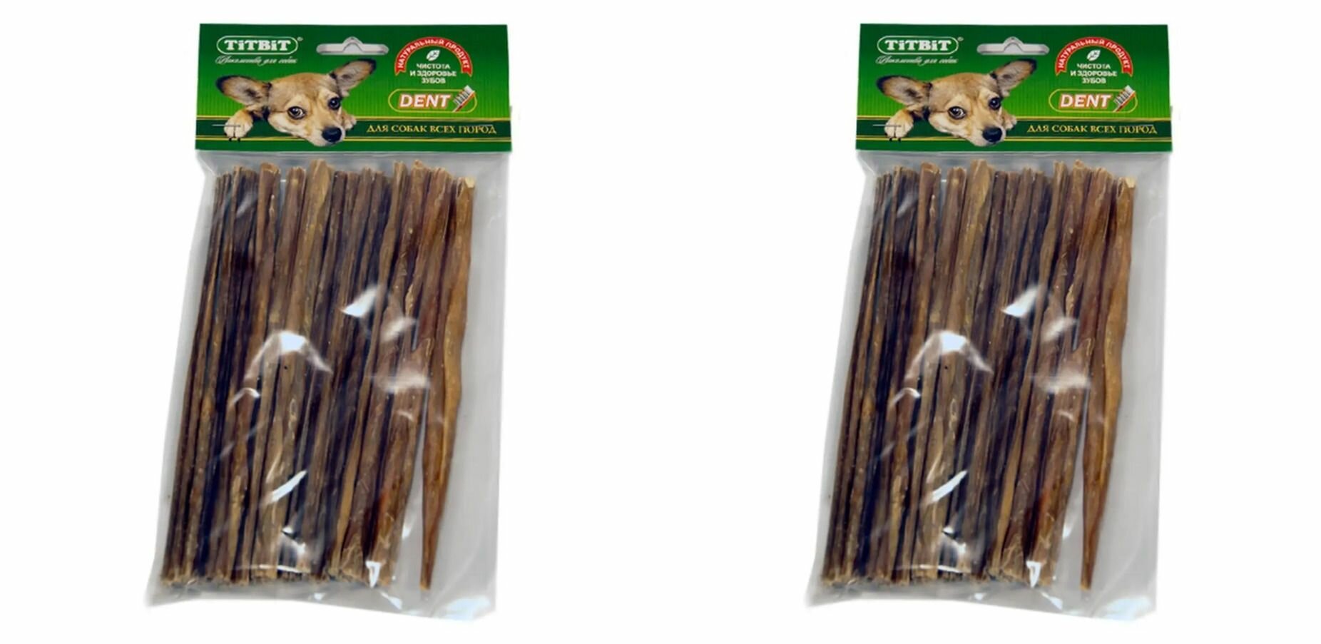 Titbit Лакомство для собак, Кишки говяжьи XXL, 2 шт