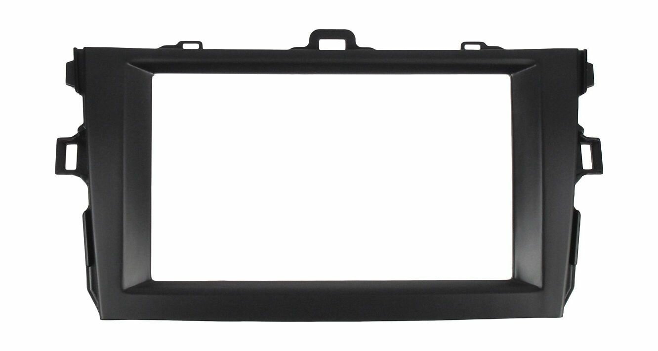 Переходная рамка для Toyota Corolla Axio, Fielder 2007 - 2013 2 din черная