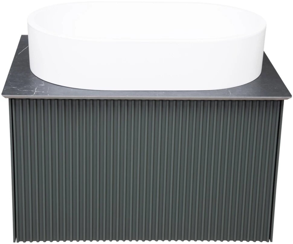 Тумба серо-зеленый матовый 59 см La Fenice Terra FNC-01-TER-G-60