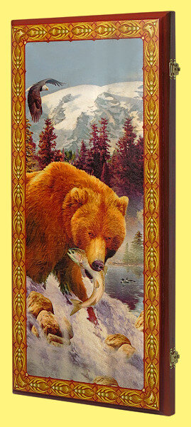 Нарды, шашки Медведь №1 (большие)