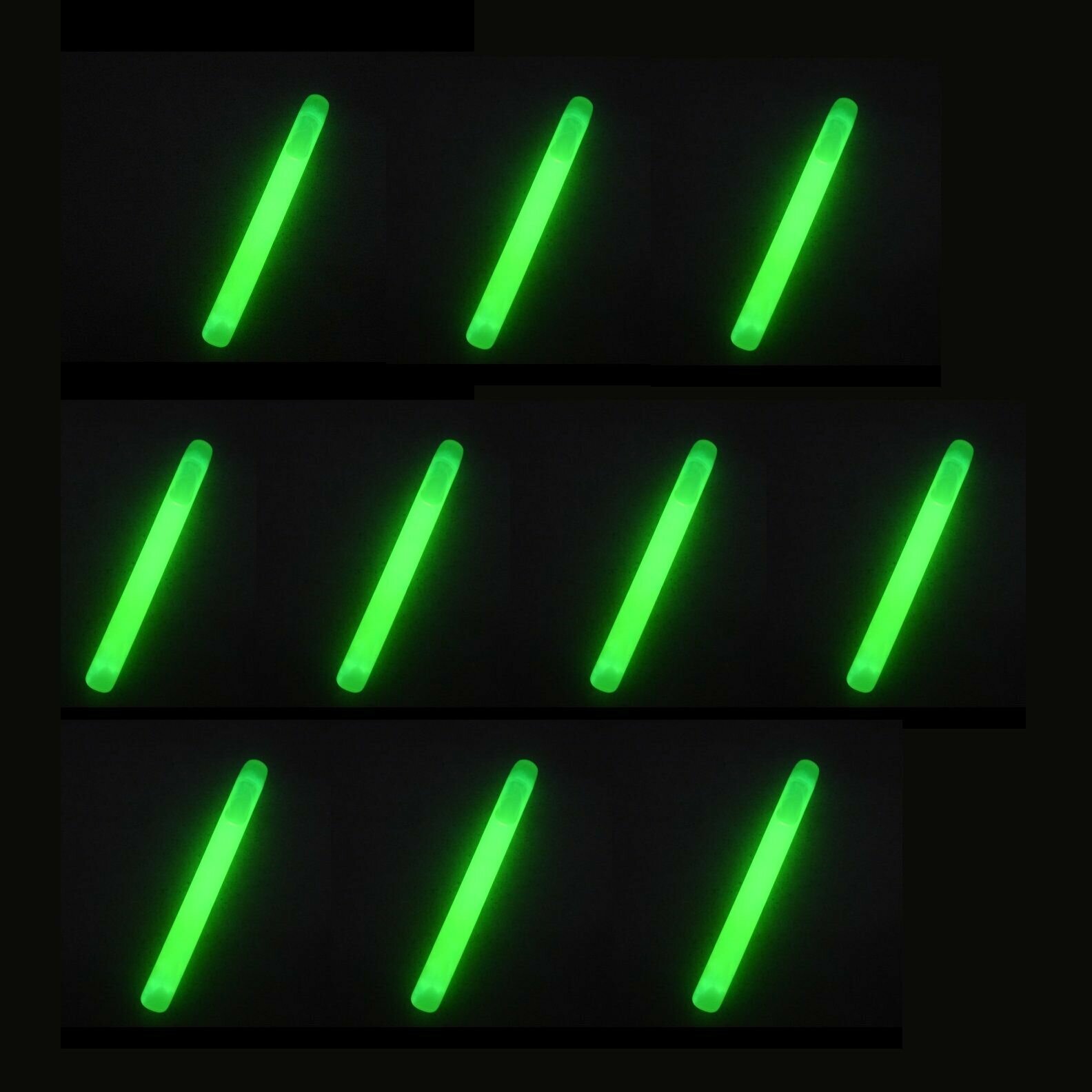 Химический источник света ХИС мини зеленый 3.5 см 10 шт