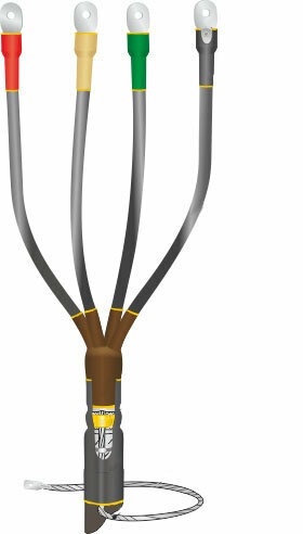 Муфта кабельная концевая 1КВТп-4х(70-120) Нева-Транс Комплект 22020007(без наконечников)