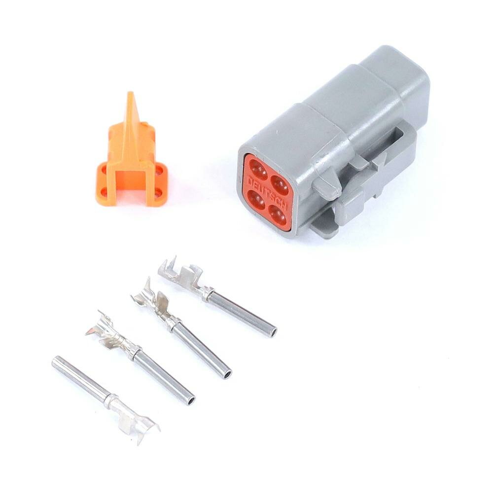 Разъем Deutsch DTM06-4S 4-х контактный