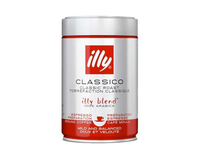 Кофе молотый Illy "Caffe Espresso", арабика, средняя обжарка и помол, 250г