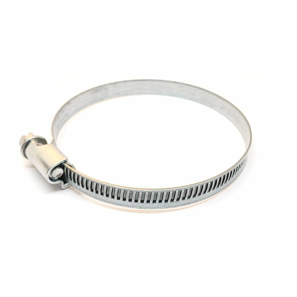 Хомут 60-80 мм, ширина 9мм, ленточный, W2-Нержавеющая сталь, болтовое крепление "Автомагнат"