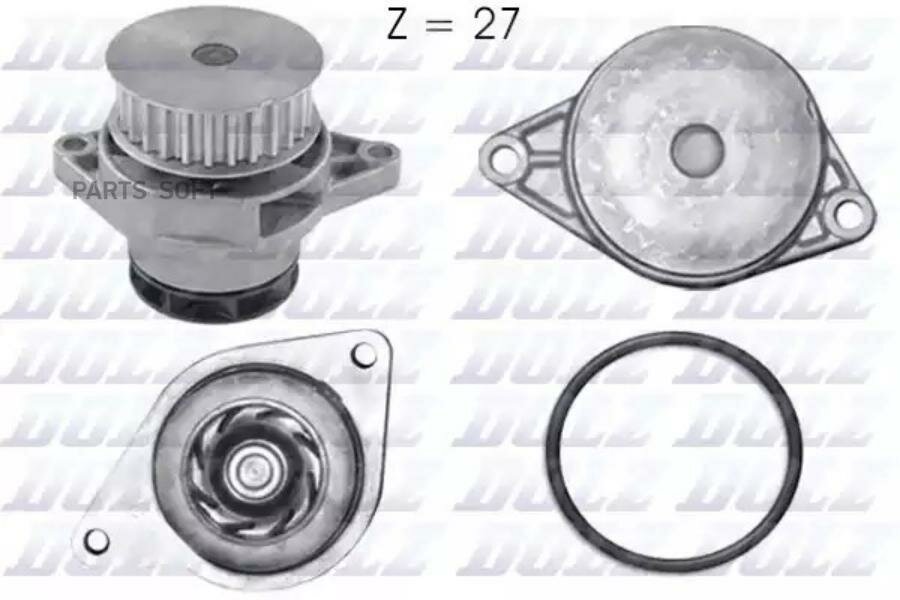 DOLZ A200 Водяной насос (помпа) VW Golf IV 1.6L 2000 - 2005
