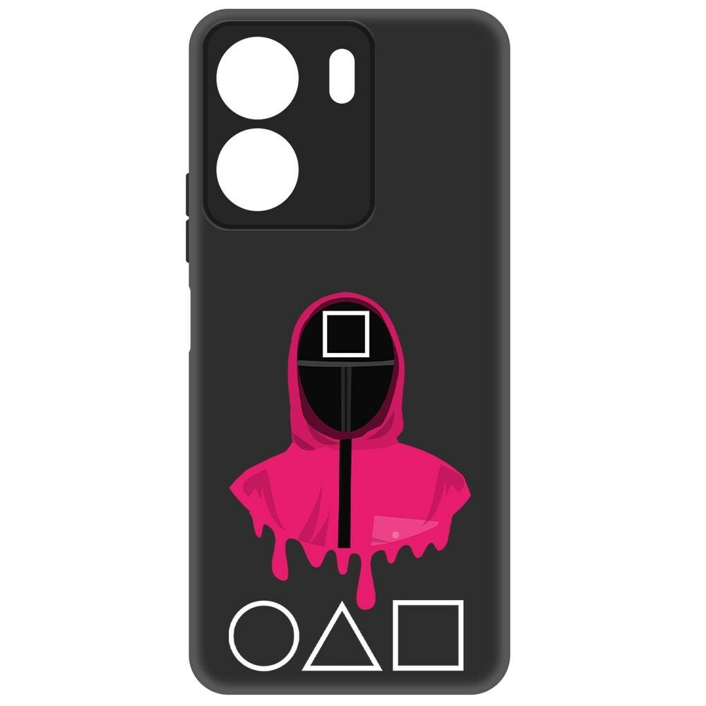 Чехол-накладка Krutoff Soft Case Игра в кальмара-Начальник для Xiaomi Poco C65 черный