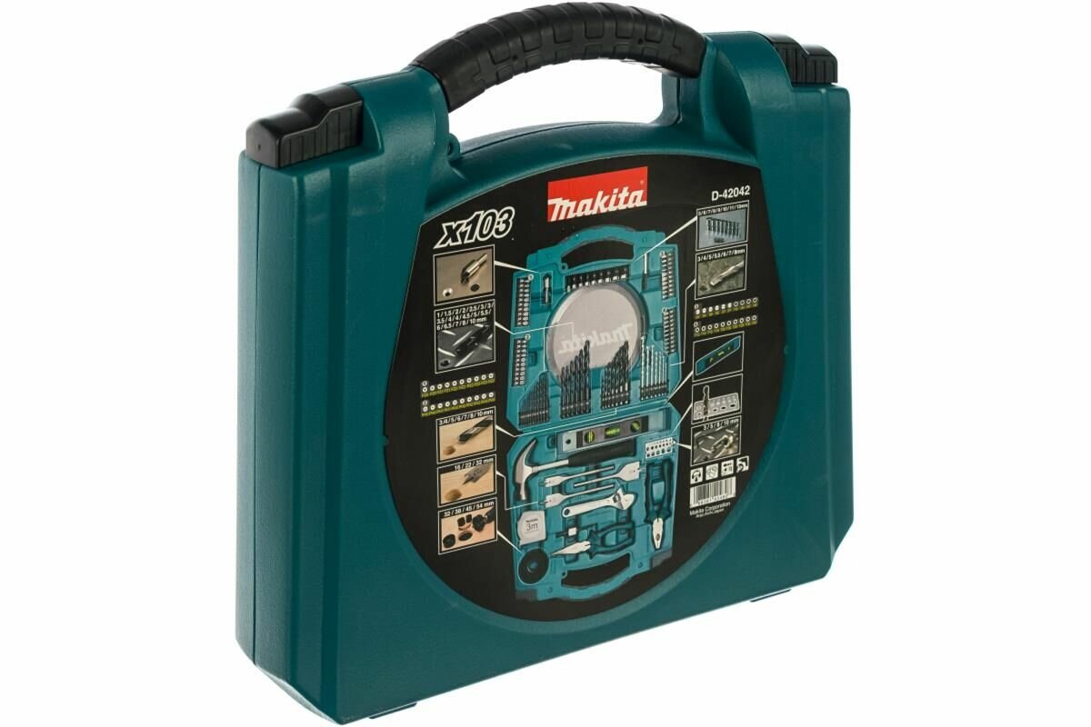 Набор оснастки Makita Circle Series, для слесарных работ, 103 элемента